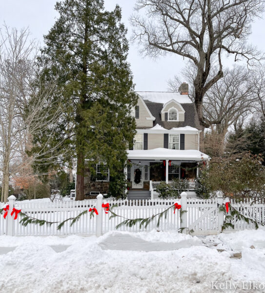 Beautiful Houses in the Snow