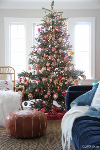 My Vintage Shiny Brite Christmas Tree in All Its Glory! - Kelly Elko