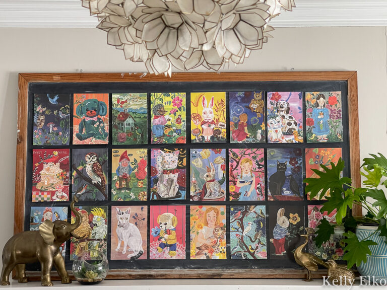 The Art of Nathalie Lete & My Winter Living Room - Kelly Elko