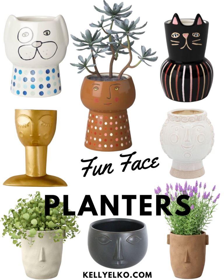 All in the Family - Whimsical Head Planters - Kelly Elko