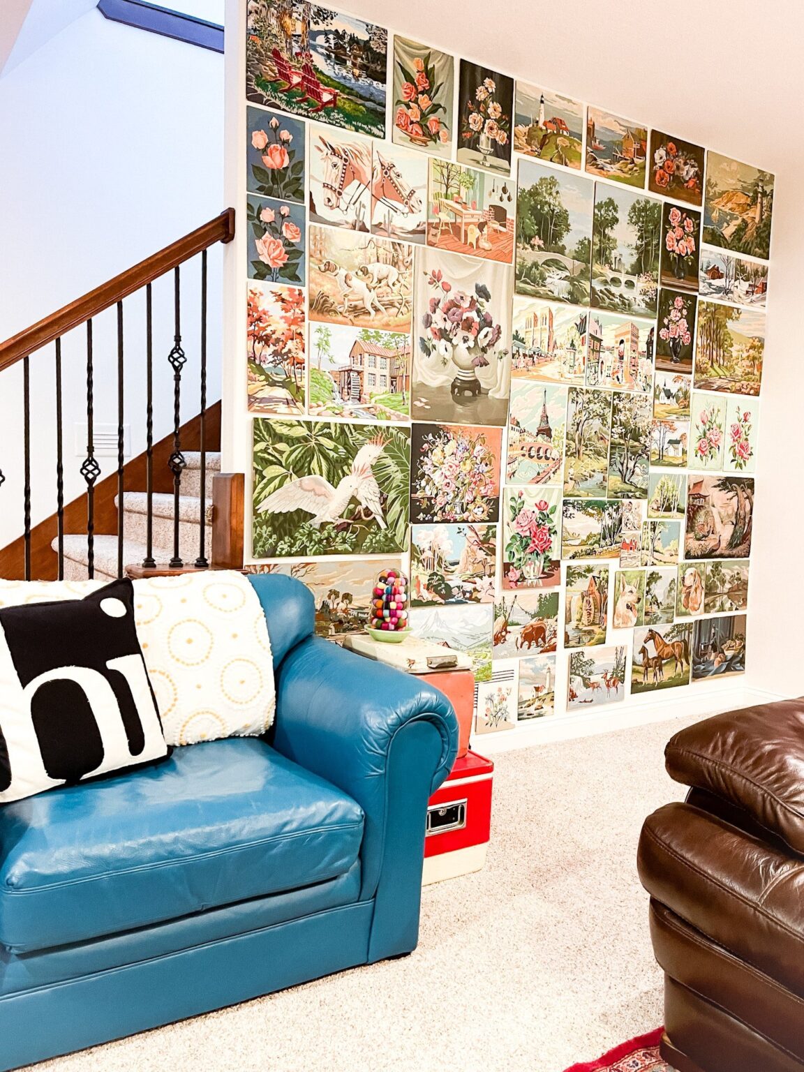 Vintage Paint by Numbers Displays - Kelly Elko